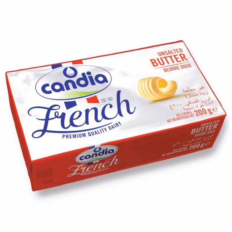 Candia French Unsalted Butter 200g - 82% | Smokey Mountain Foods