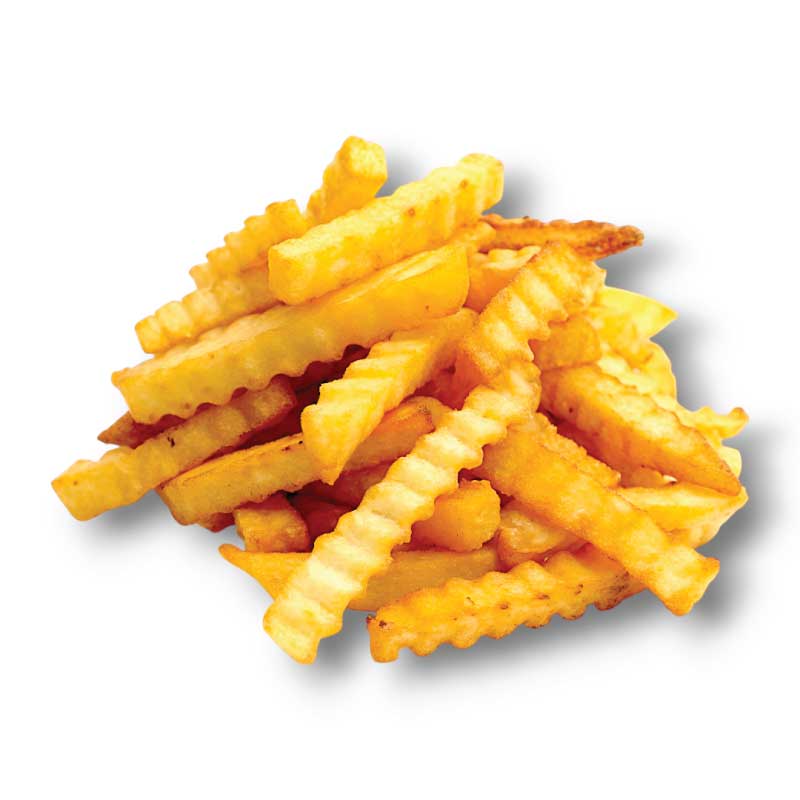 Crinkle Cut Fries – 3/8" - 500g | Smokey Mountain Foods